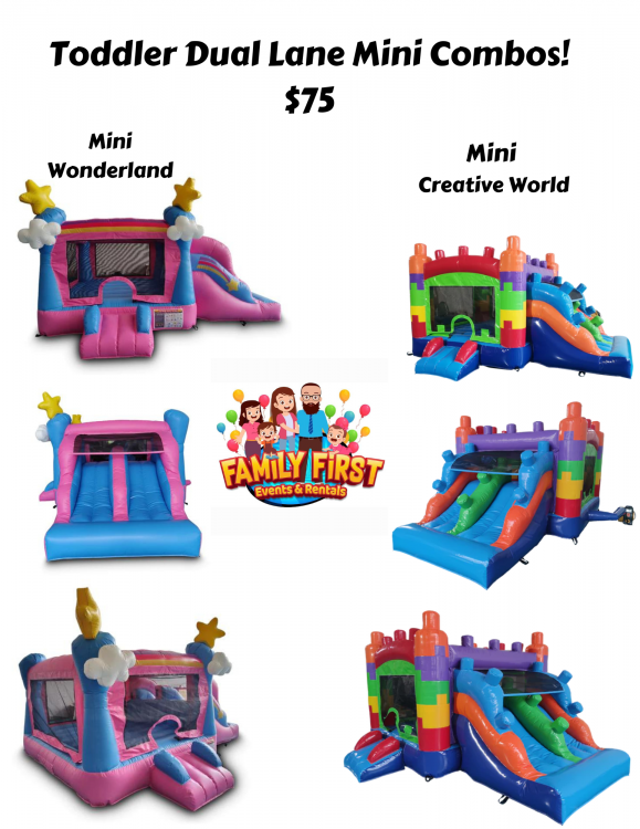 Toddler Mini Combos - Family First Events and Rentals Fort Myers FL