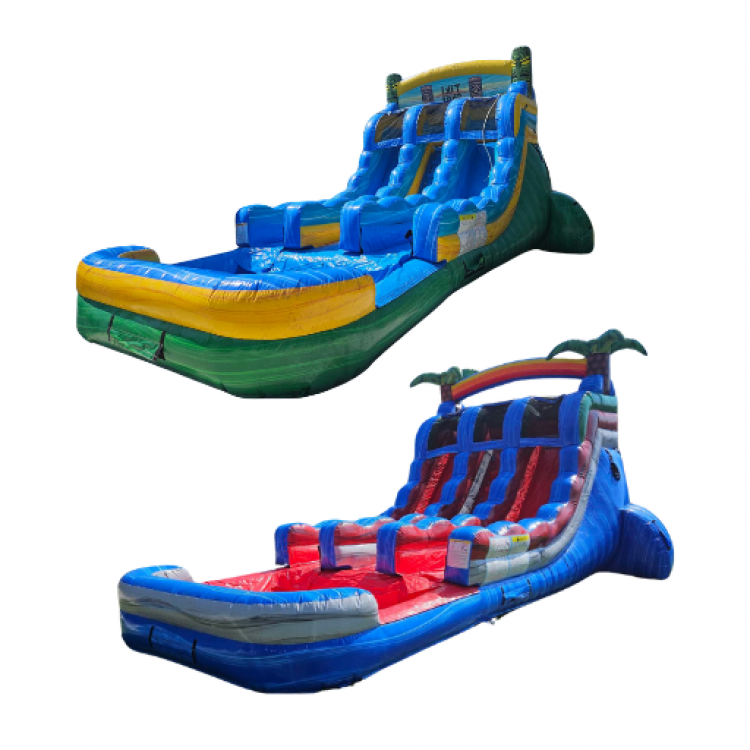 Dual Lane Slides - Family First Events and Rentals Fort Myers FL