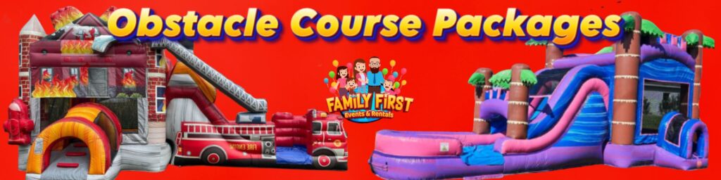 Obstacle Course Packages - Family First Events And Rentals Fort Myers FL